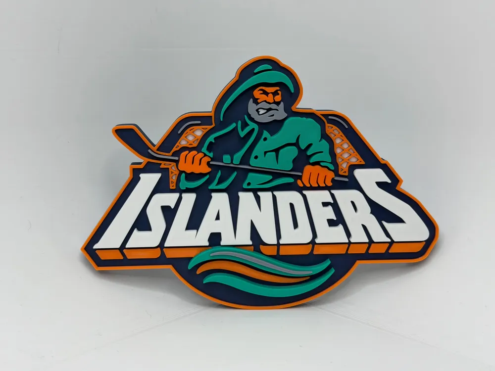 New York Islanders Logo 1995 - Free 3D Print Model - MakerWorld