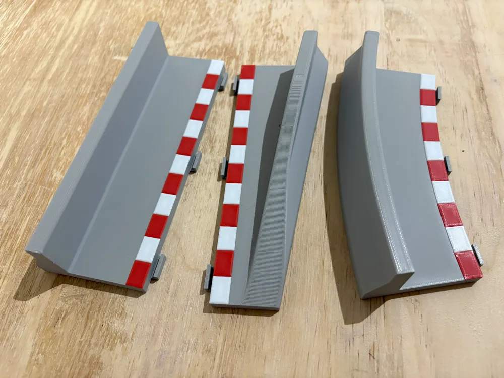 Scalextric Barriers by GroovySon MakerWorld: Download Free 3D Models