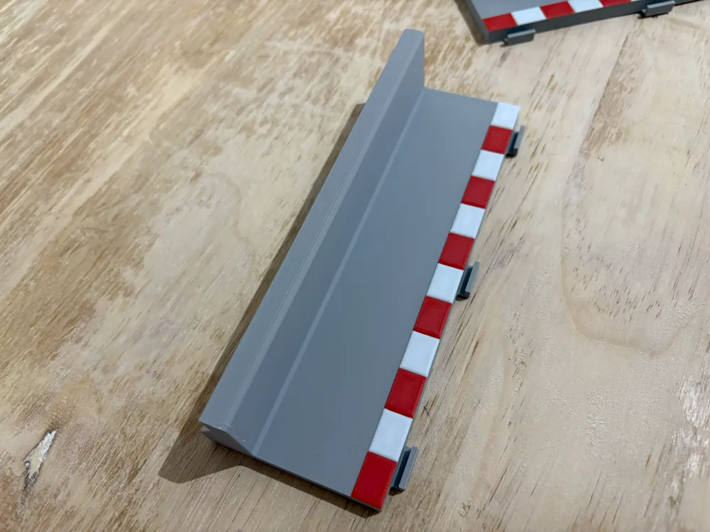 Scalextric R2 Barriers by GroovySonMakerWorld: Download Free 3D Models