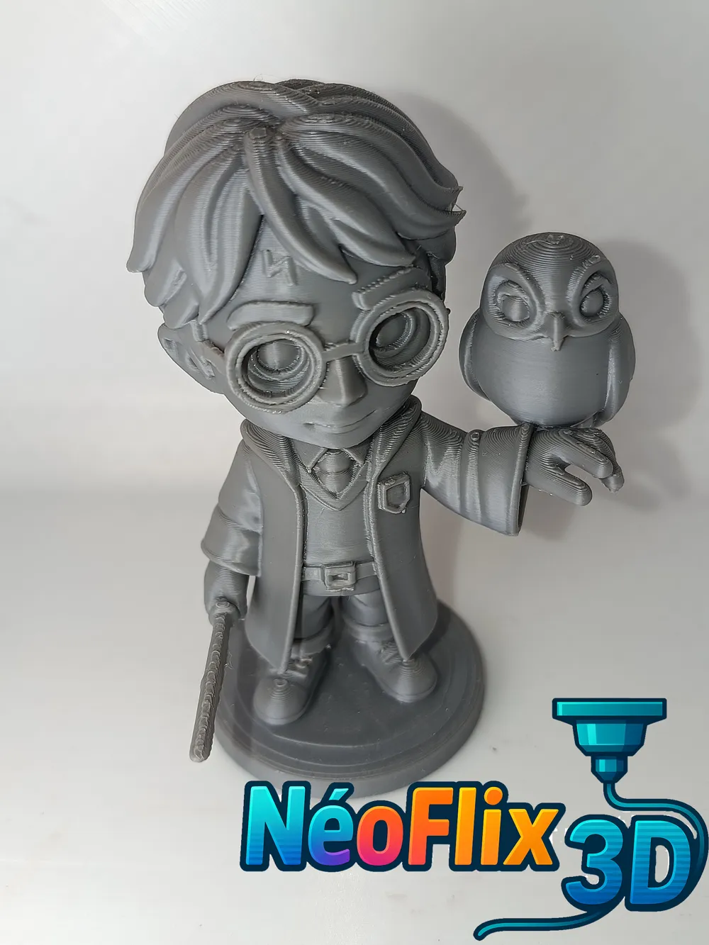 Harry Potter with Hedwig and Magic Wand by Neoflix3d MakerWorld ...