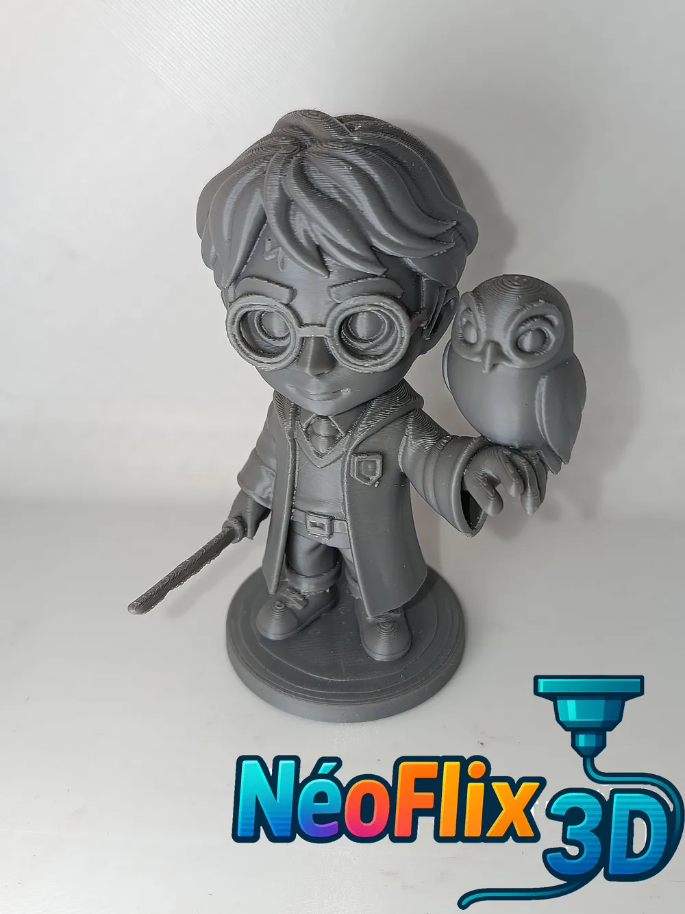 Harry Potter with Hedwig and Magic Wand by Neoflix3d MakerWorld ...
