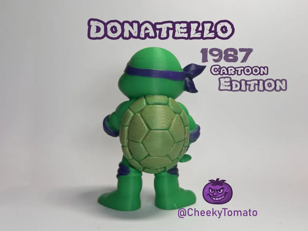Donatello – TMNT 1987 DeskBuddy Figurine - Free 3D Print Model - MakerWorld