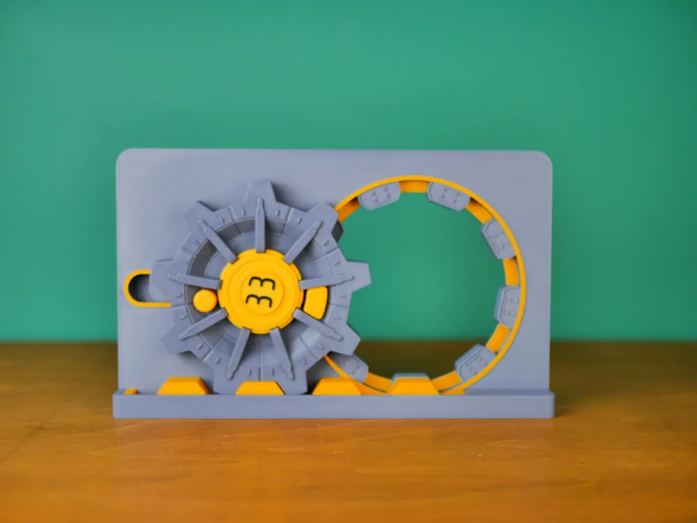 Fallout Sliding Vault Door - Free 3D Print Model - MakerWorld