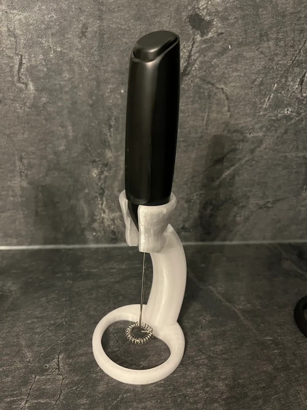 Milk Frother Holder Coffee Accessory v2 by MailingRacing - MakerWorld
