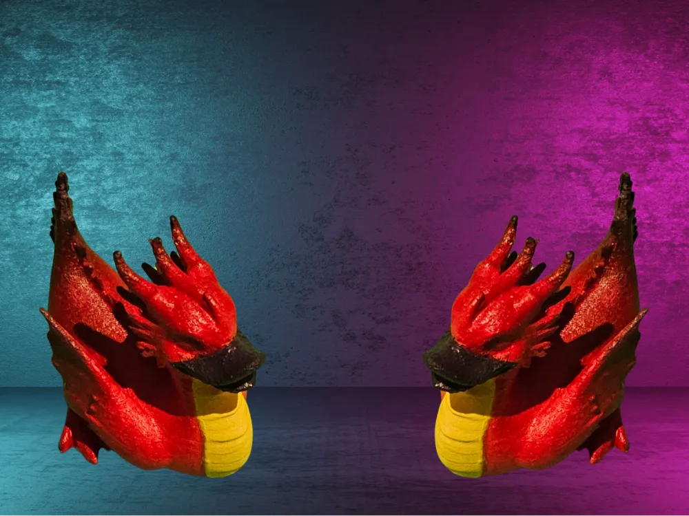 Dragon duck by T&T ProductionMakerWorld: Download Free 3D Models