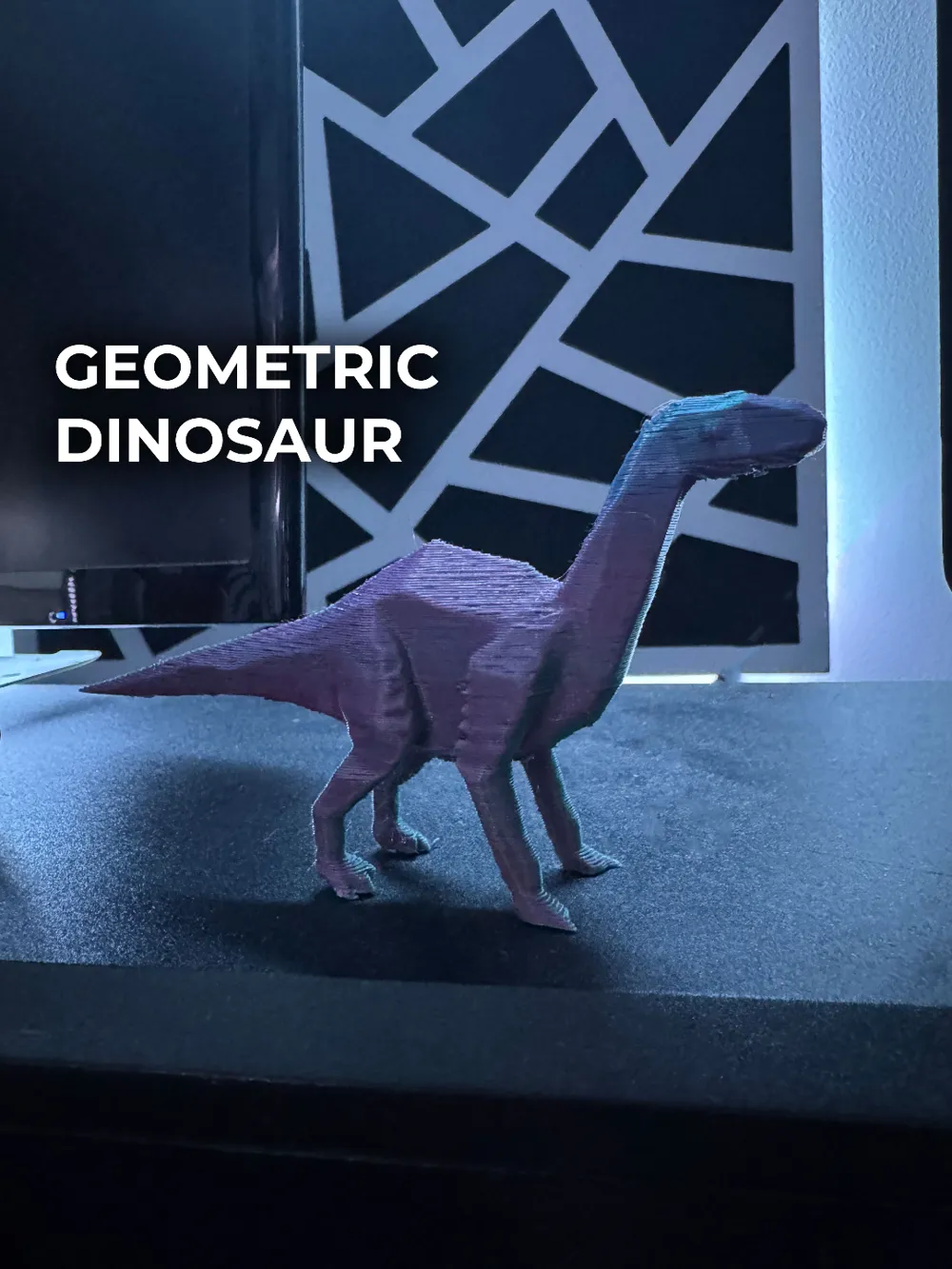 Geometric Dinosaur by Maker Flow - MakerWorld
