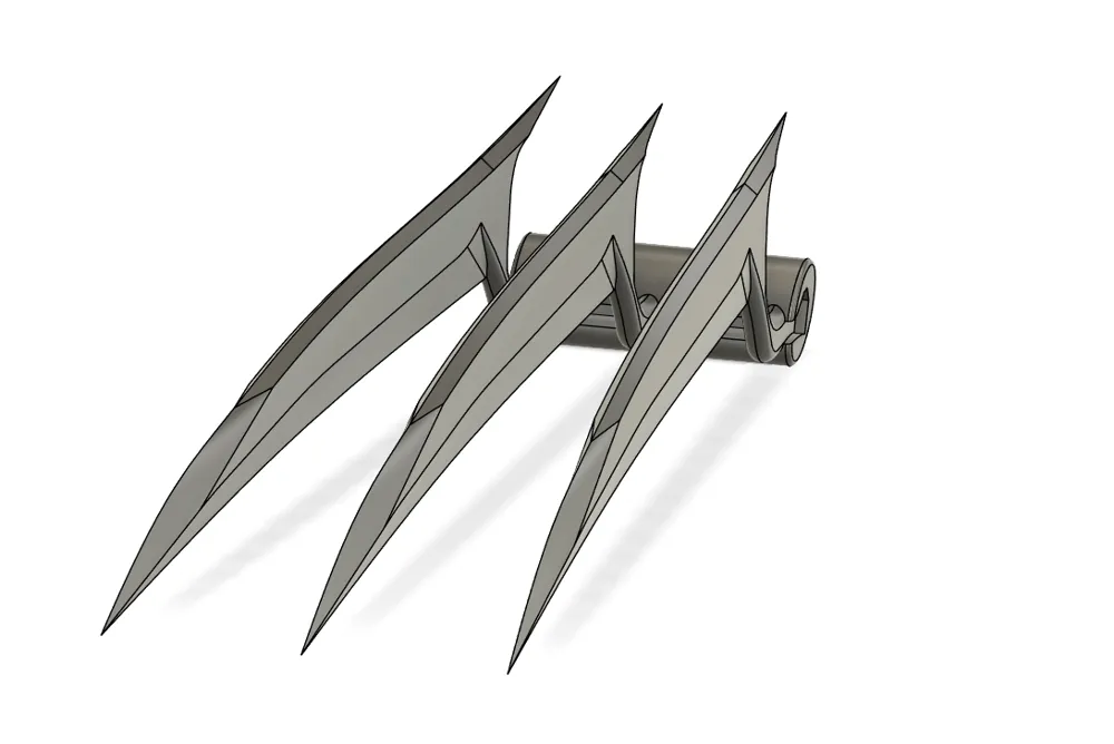 Wolverine Claws - Free 3D Print Model - MakerWorld