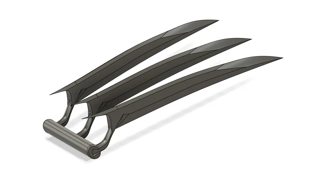 Wolverine Claws - Free 3D Print Model - MakerWorld