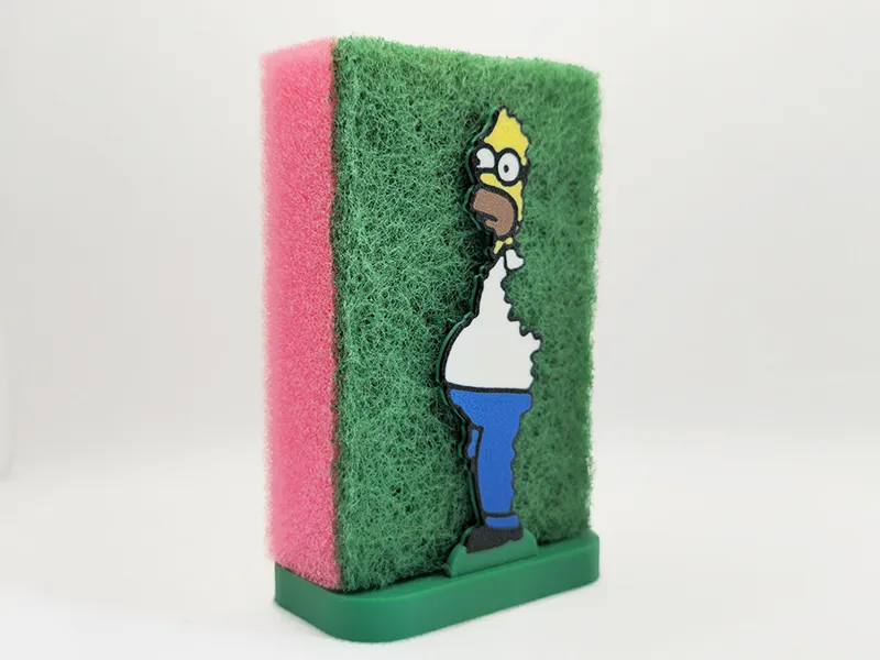 Homer sponge holder by lufree.cz - MakerWorld