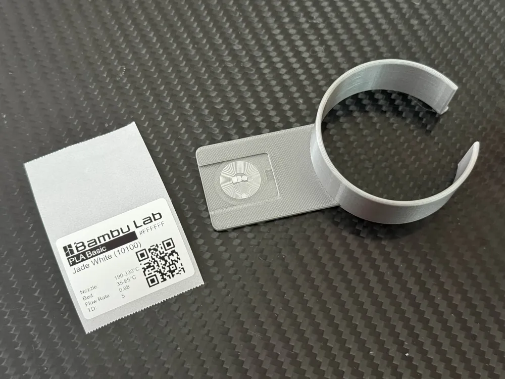 Universal RFID Tag Holder with Filament Label - Free 3D Print Model ...