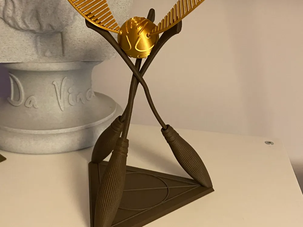 Golden Snitch Potterhead Stand - Free 3D Print Model - MakerWorld