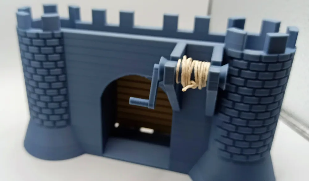 Toy castle with towers and drawbridge (4 versions) by Savo222 - MakerWorld