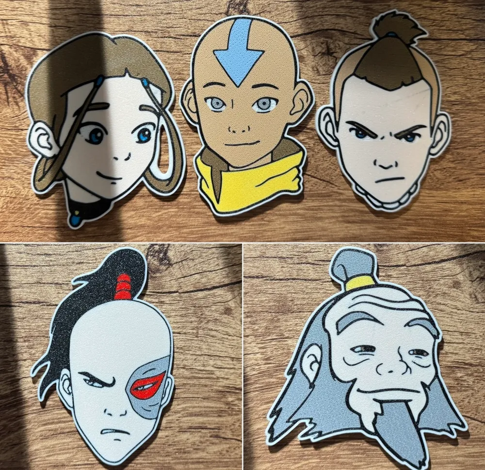 Zuko Avatar Magnet (8x3mm magnets) by omie - MakerWorld