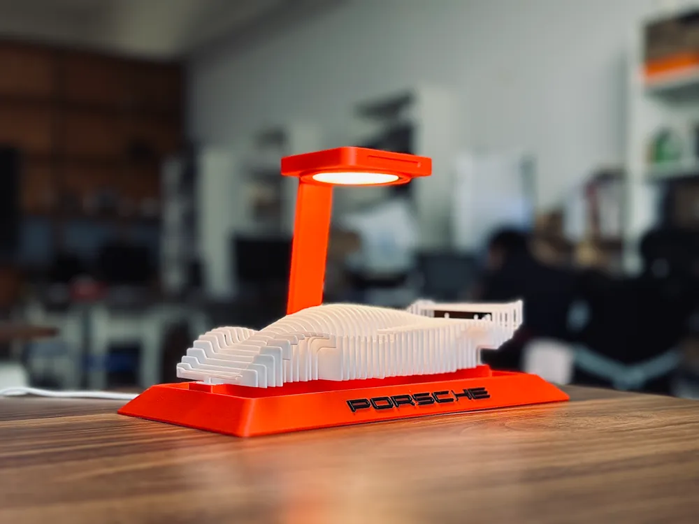 Porsche 956 Night Light (LED Lamp Kit-001) - Free 3D Print Model ...