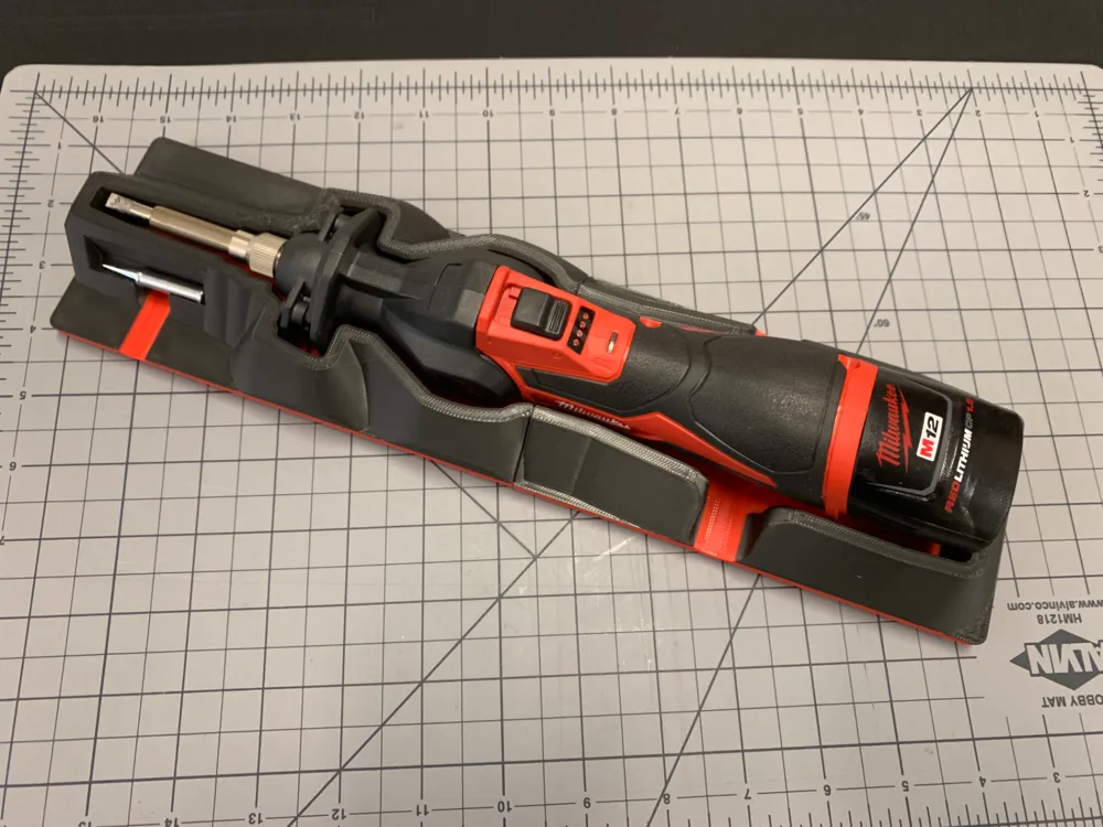 Gridfinity Shadow Tray-M12 Soldering Iron 2488-20 by AcesHighX1 ...