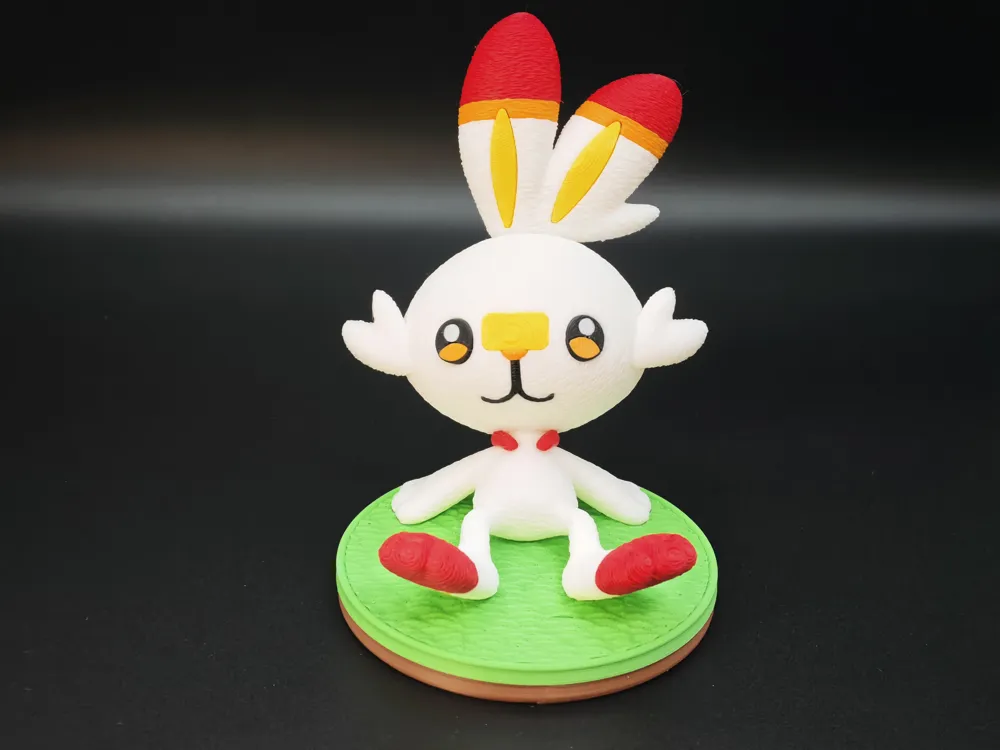 Scorbunny-phone stand by 箱庭猫猫 MakerWorld: Download Free 3D Models