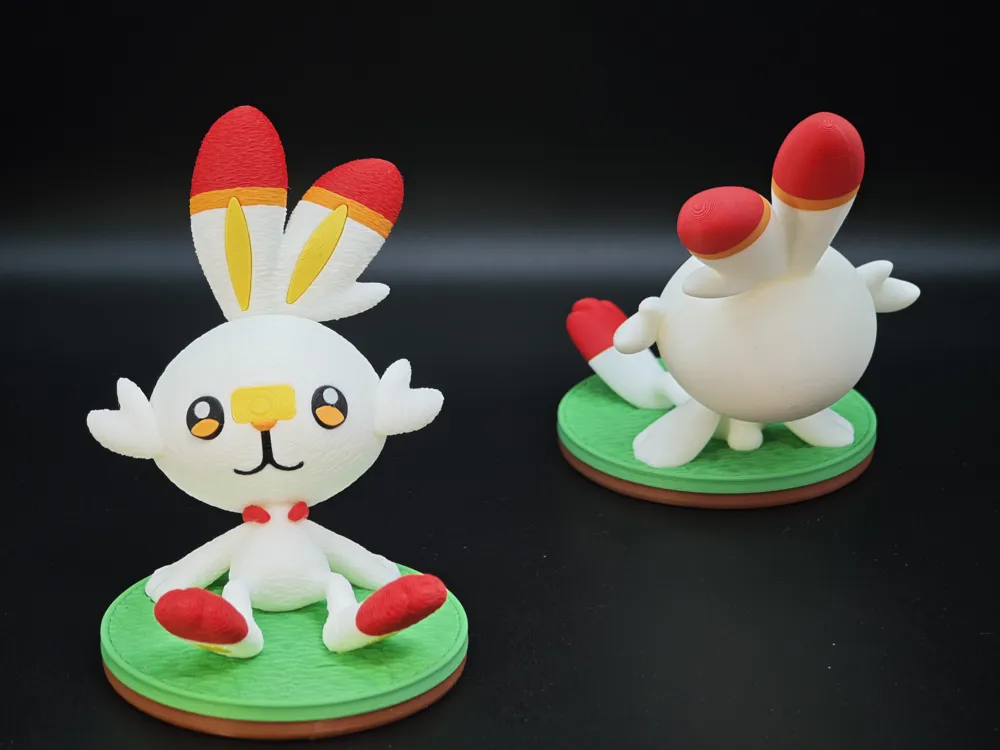 Scorbunny-phone stand - Free 3D Print Model - MakerWorld