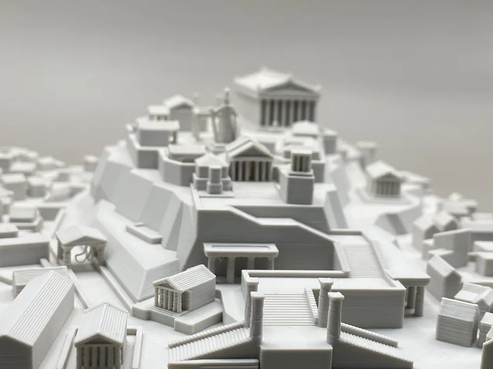 Ancient Greek city model of Athens - Free 3D Print Model - MakerWorld