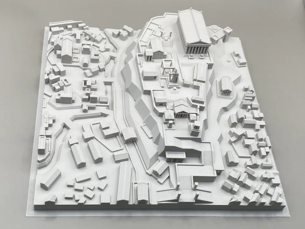 Ancient Greek city model of Athens - Free 3D Print Model - MakerWorld