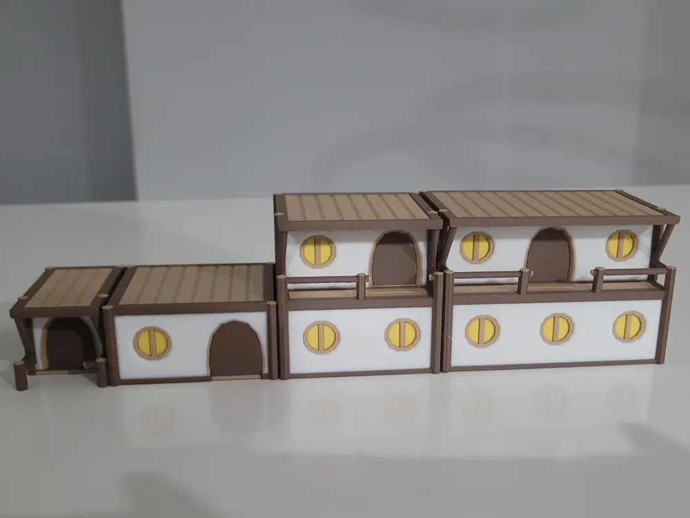 Timberborn Double Lodge - Folktails by Agent Harm - MakerWorld