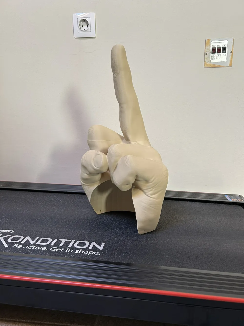 Big middle finger helmet prop - Free 3D Print Model - MakerWorld