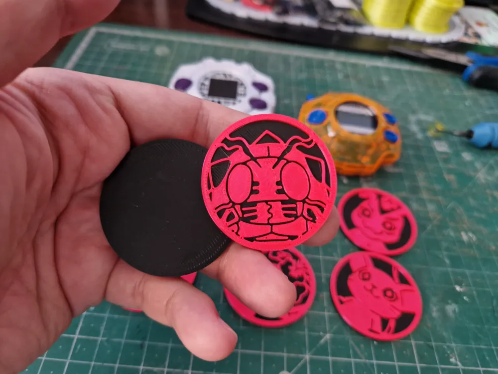 Tentomon Digimon Coin by Kryator - MakerWorld