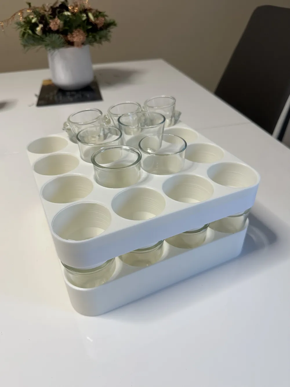 Stackable 16-Slot Verrine Tray Carrier System - Free 3D Print Model ...