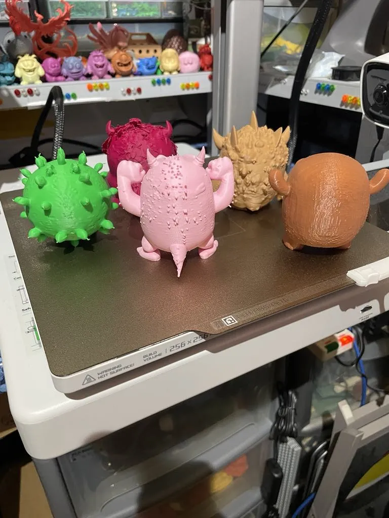 Big eyed Blob Alien Pets (Angry series ) - Free 3D Print Model - MakerWorld