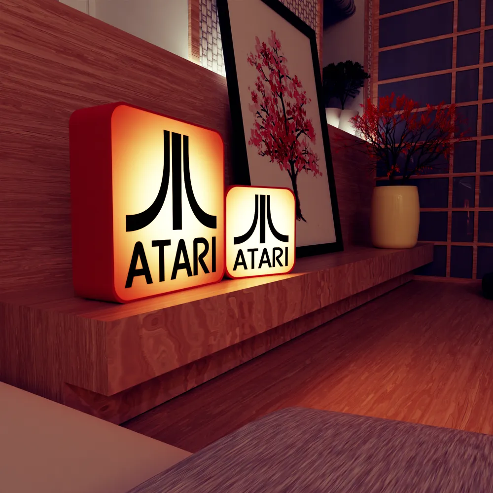 Atari Lightbox - use with Bambu LED kit by CosmicNimbus - MakerWorld