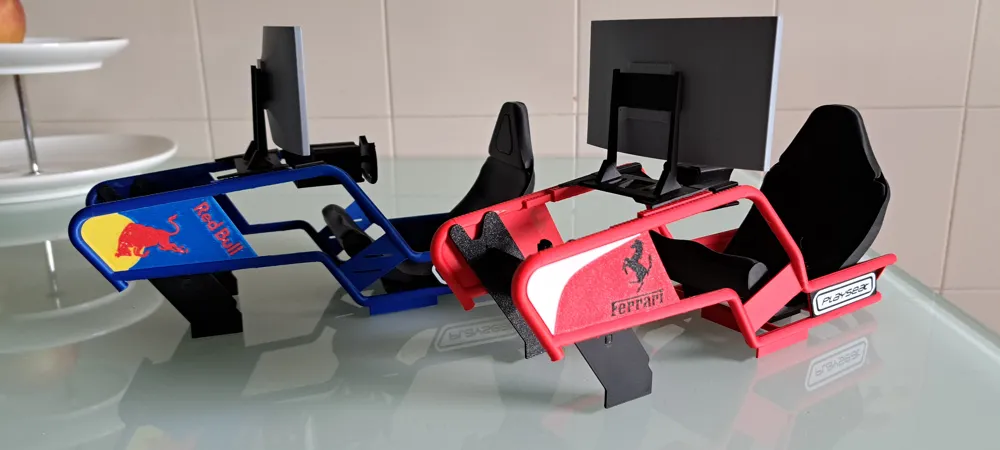 F1 Sim Racing cockpit by Simone MakerWorld: Download Free 3D Models