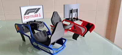 F1 Sim Racing cockpit - Free 3D Print Model - MakerWorld