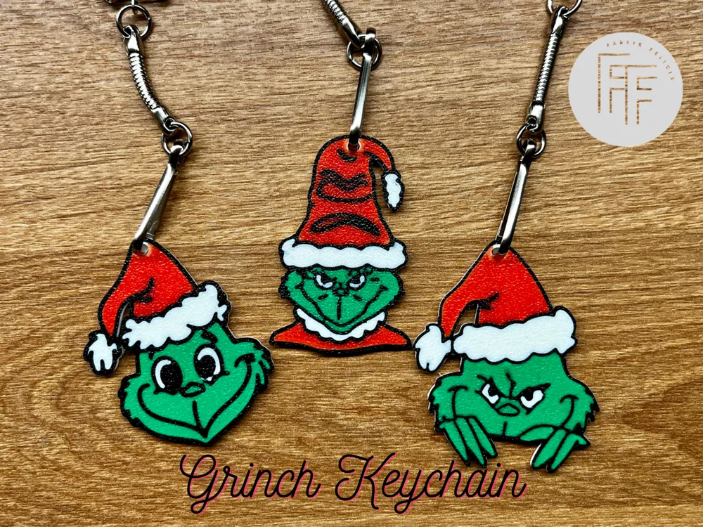 Grinch Keychain by Fabrik Felicis - MakerWorld