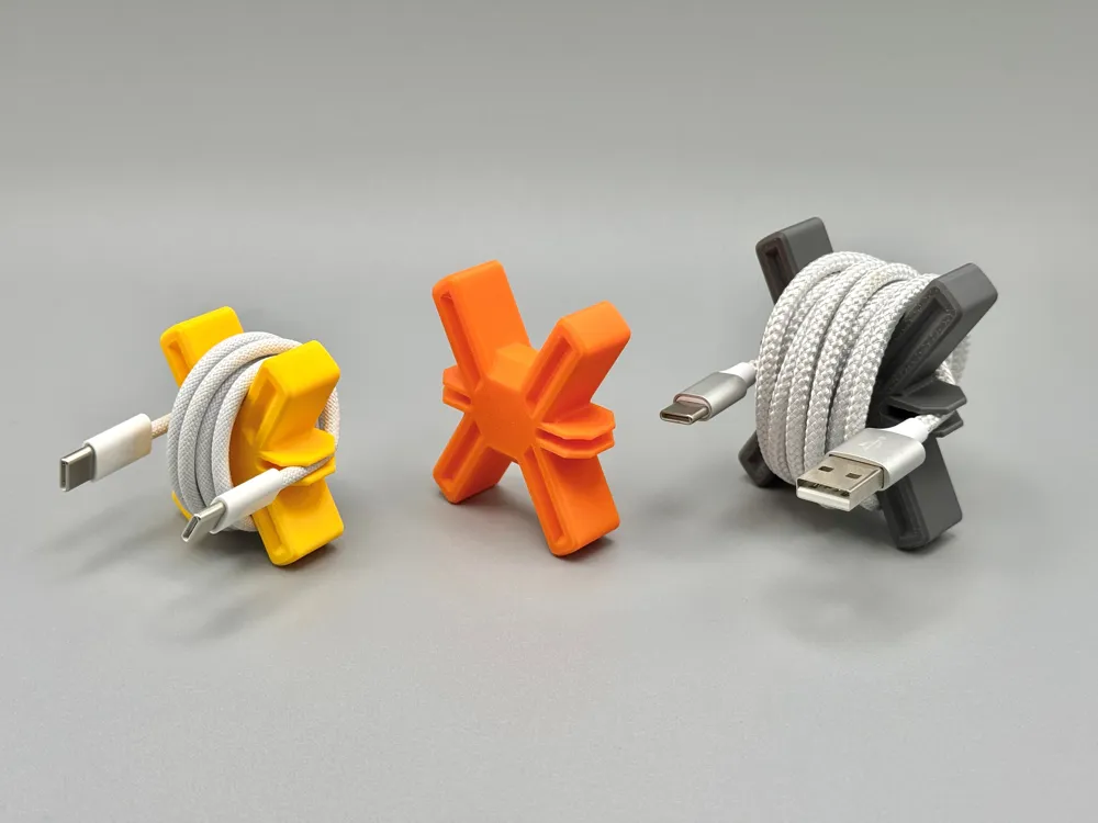 Cable organizer / winder - Free 3D Print Model - MakerWorld