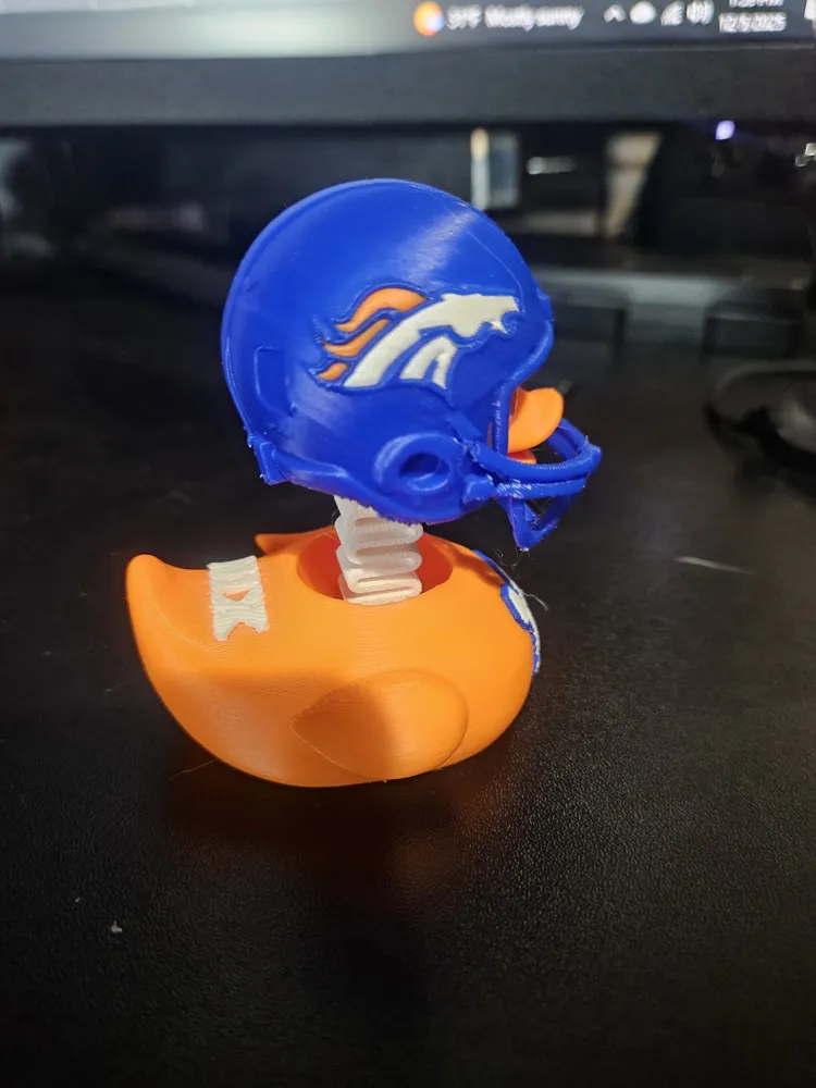 Bo Nix Bobblehead Duck by MrBig MakerWorld: Download Free 3D Models
