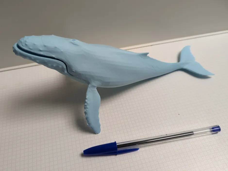 Humpback Whale Remixed by Willy MakerWorld: Download Free 3D Models