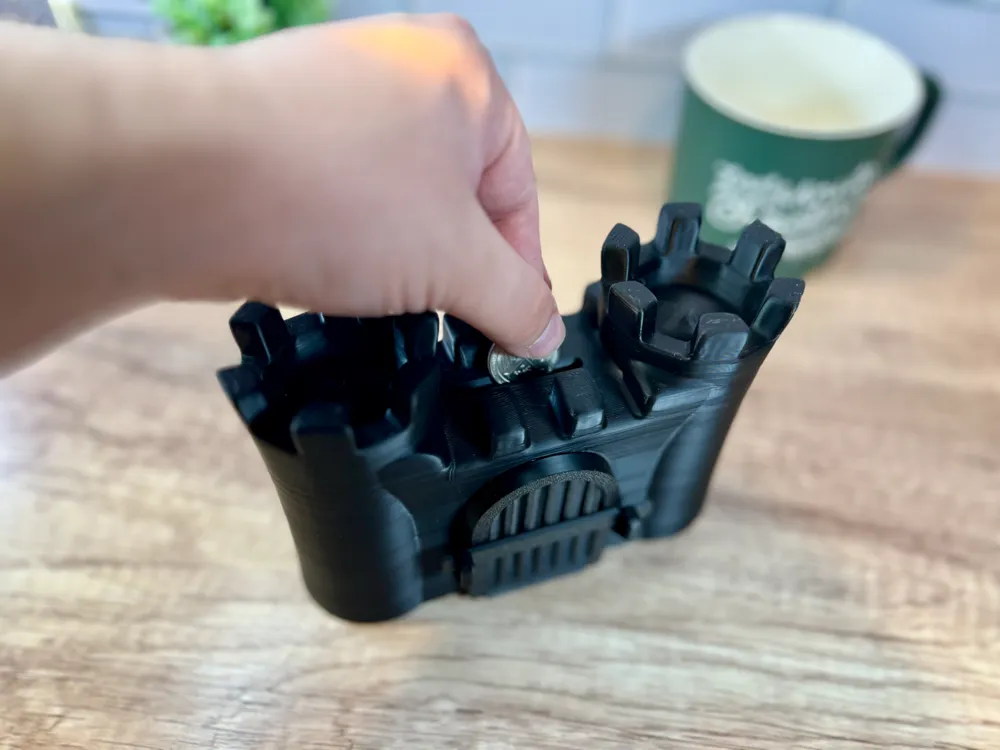 Castle Coin Keeper/Piggy Bank by BoardGamer’sBoutique MakerWorld ...