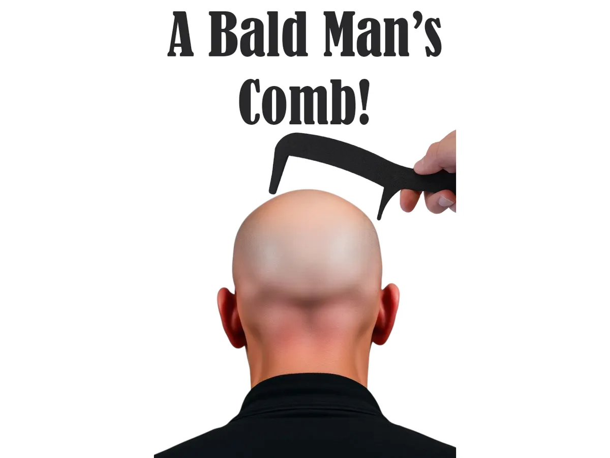 Bald Man Comb - Free 3D Print Model - MakerWorld