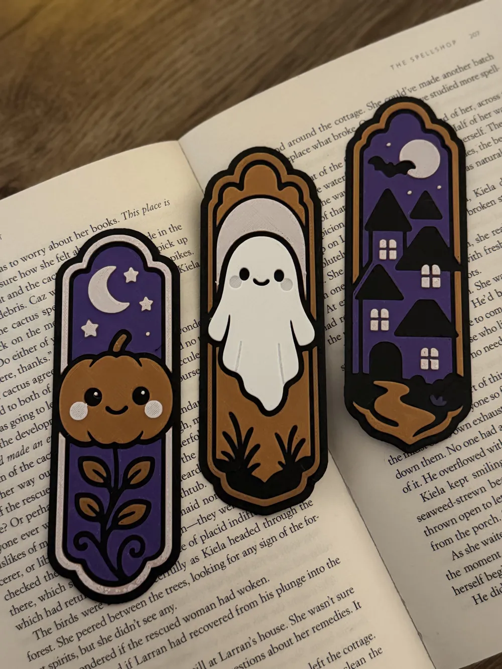 Cute Halloween Bookmarks by Asali MakerWorld: Download Free 3D Models
