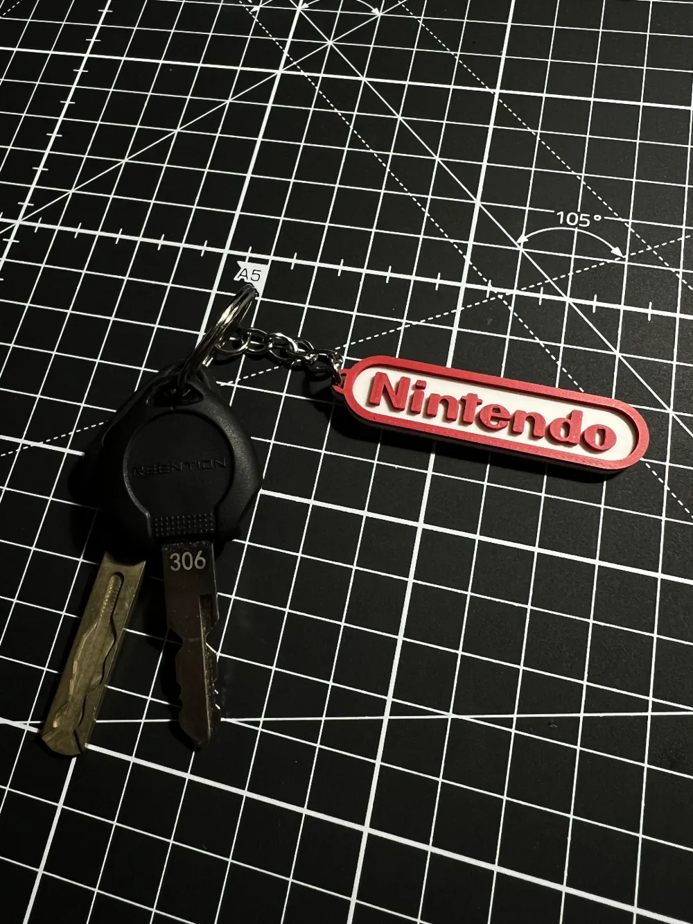 Keychain Nintendo V1 – Multicolor Logo Swap by Vorish 3D MakerWorld ...