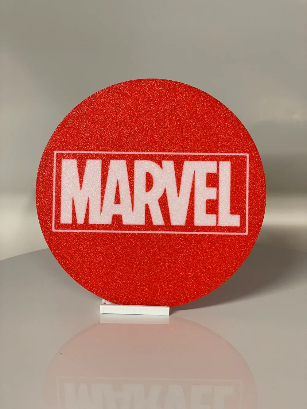 Coaster- Marvel Logo by Average3DPrints - MakerWorld
