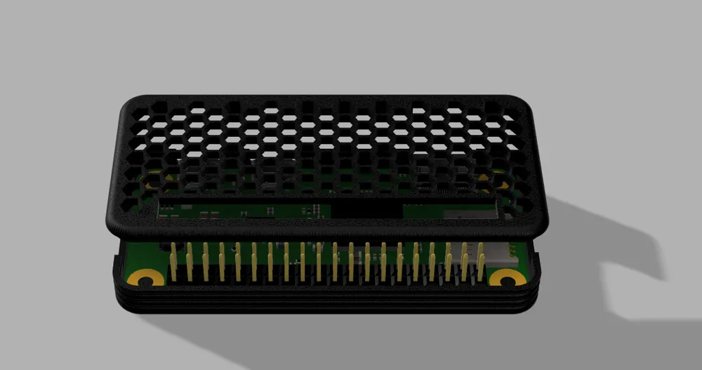 Raspberry Pi Zero WH Slim Snap-Fit Case (Remix) Remixed by Romakev ...