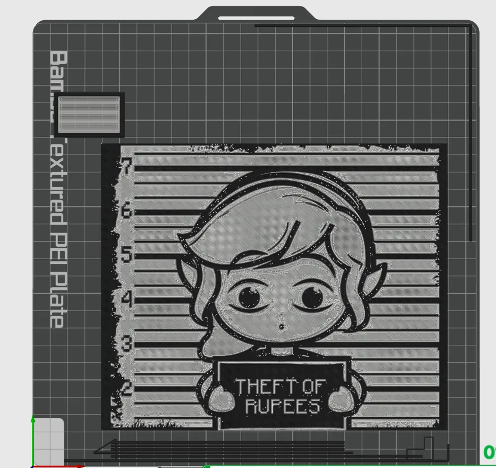 Zelda / Link / Wall Art / Funny / 2d art / Video Game by 3D Prints This ...