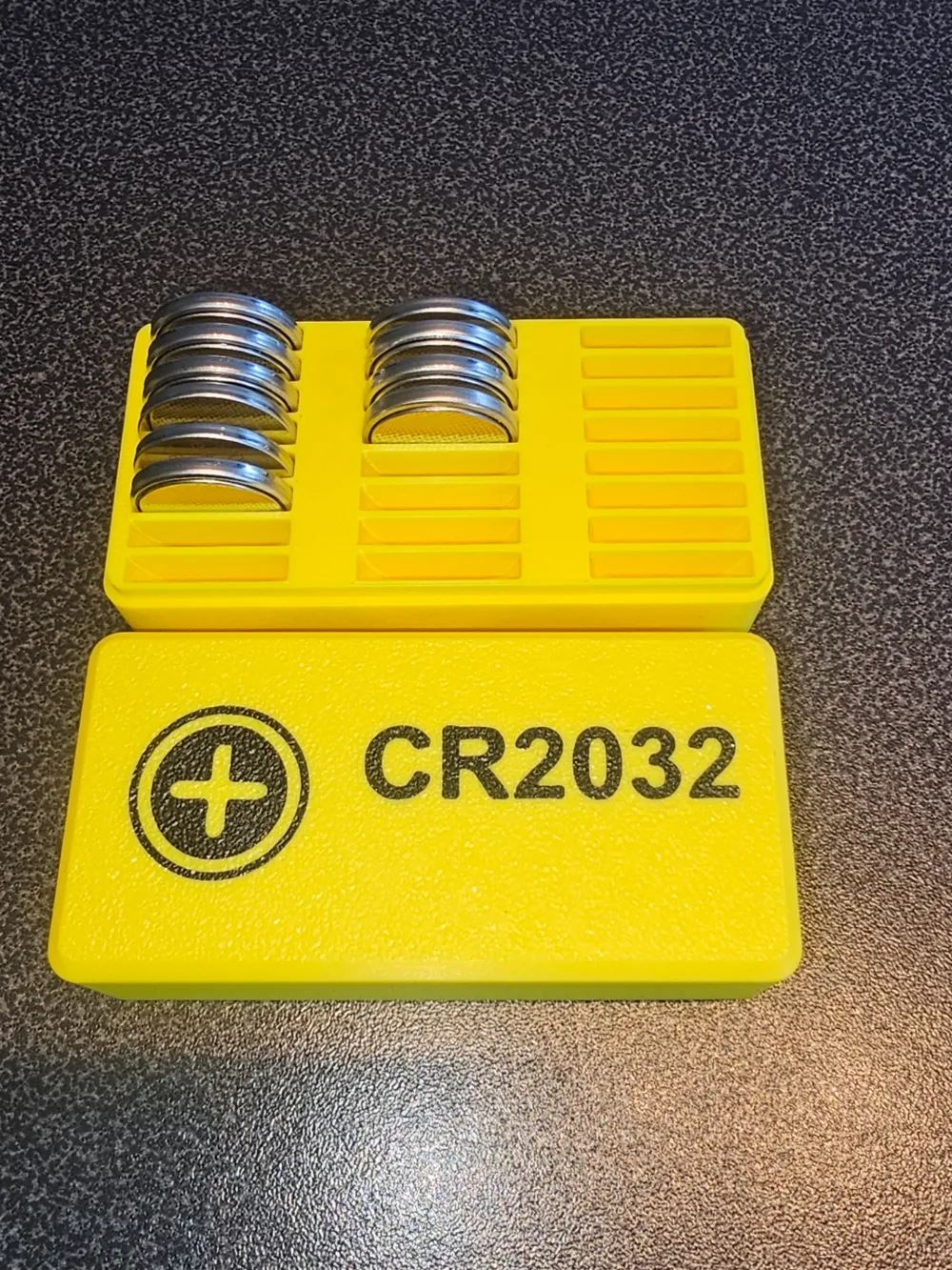 Gridfinity Coin Cell Button battery boxes 2x1 by Olov - MakerWorld