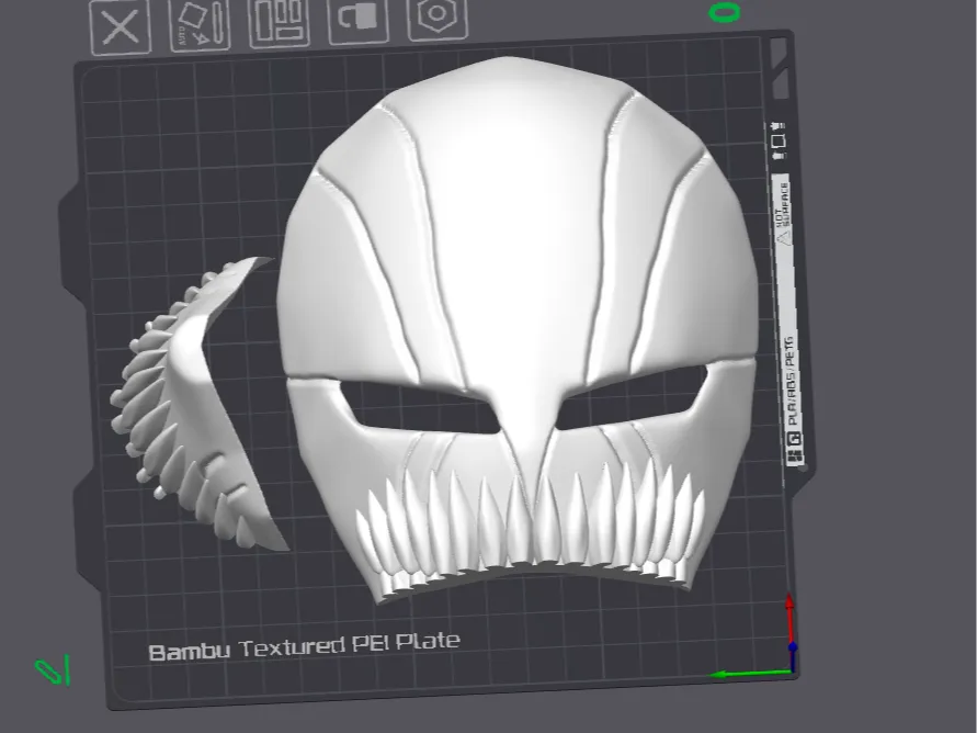 ichigo mask Remixed by JamFizzle - MakerWorld
