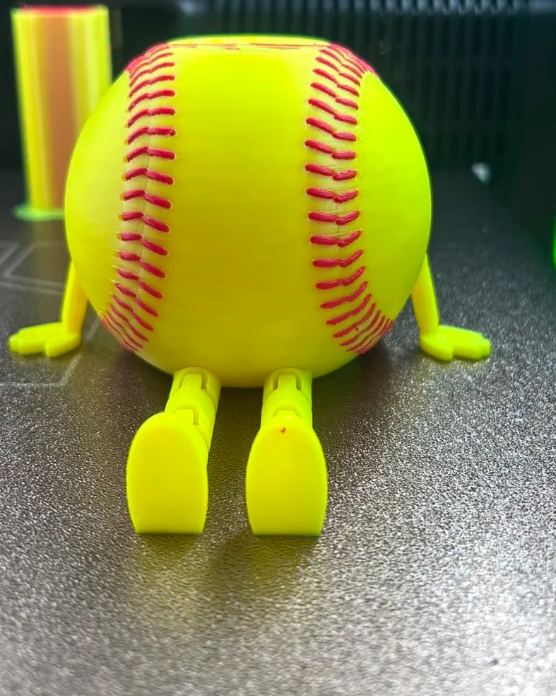 life size softball with feet - Free 3D Print Model - MakerWorld