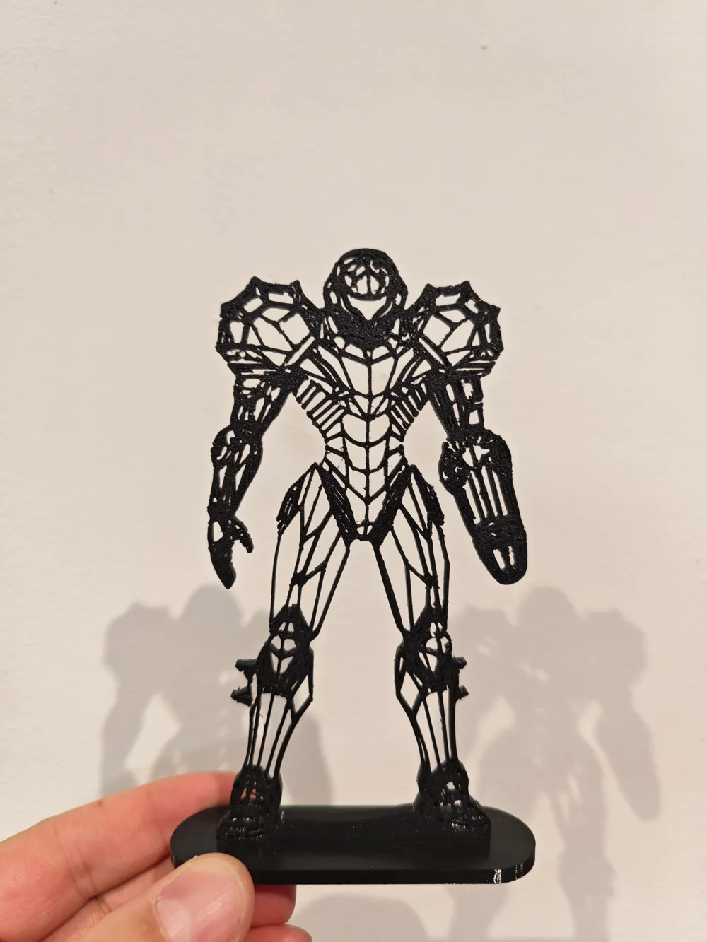 Geometric Samus from Metroid games low poly by HJ_3D_ MakerWorld ...