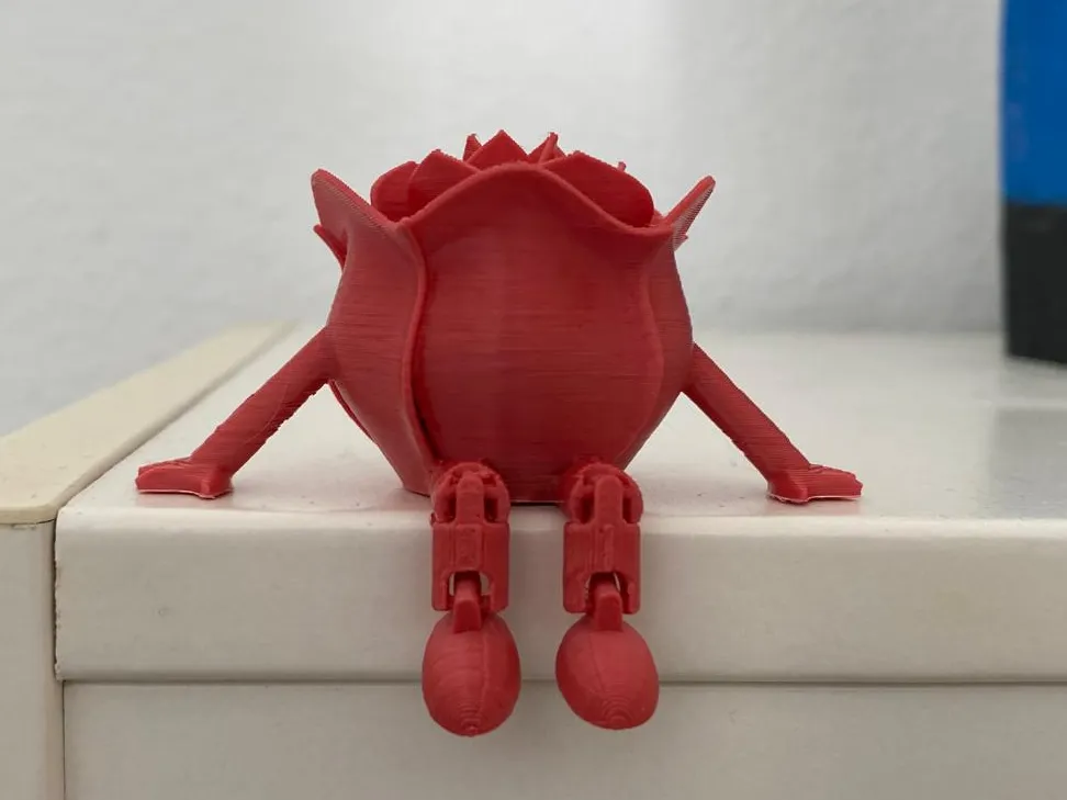 Rose with legs by Mathis MakerWorld: Download Free 3D Models