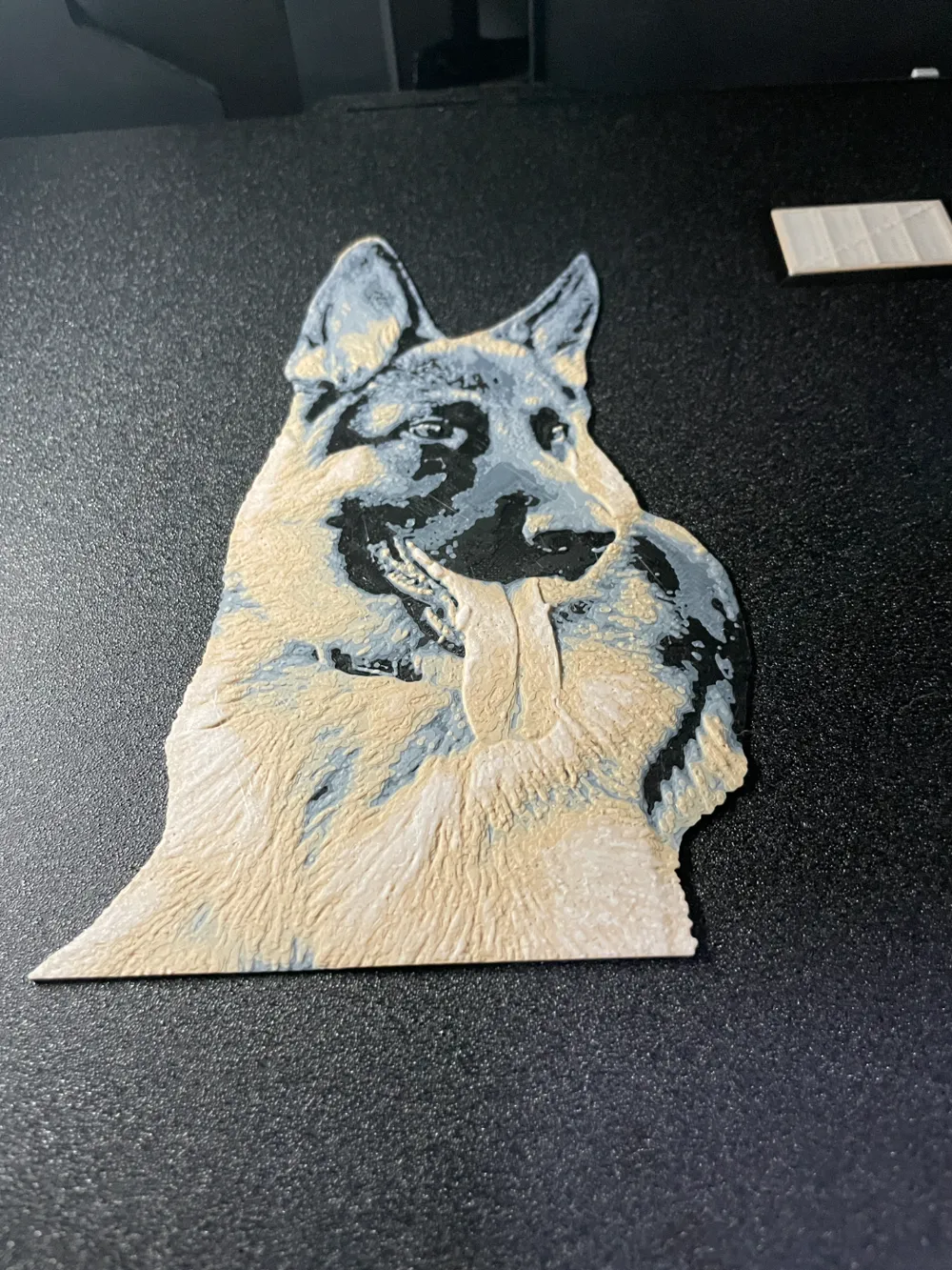 German Shepherd Hueforge by 3DPrintsMom MakerWorld: Download Free 3D Models