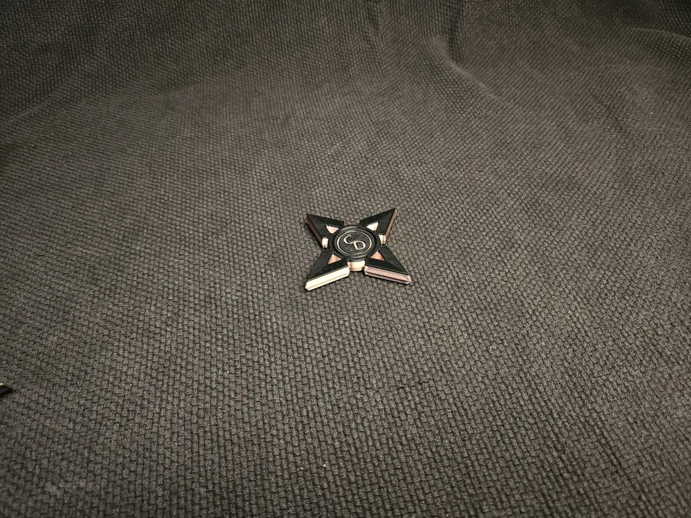 quad force shuriken fidget spinner by Caziuz Designs MakerWorld ...