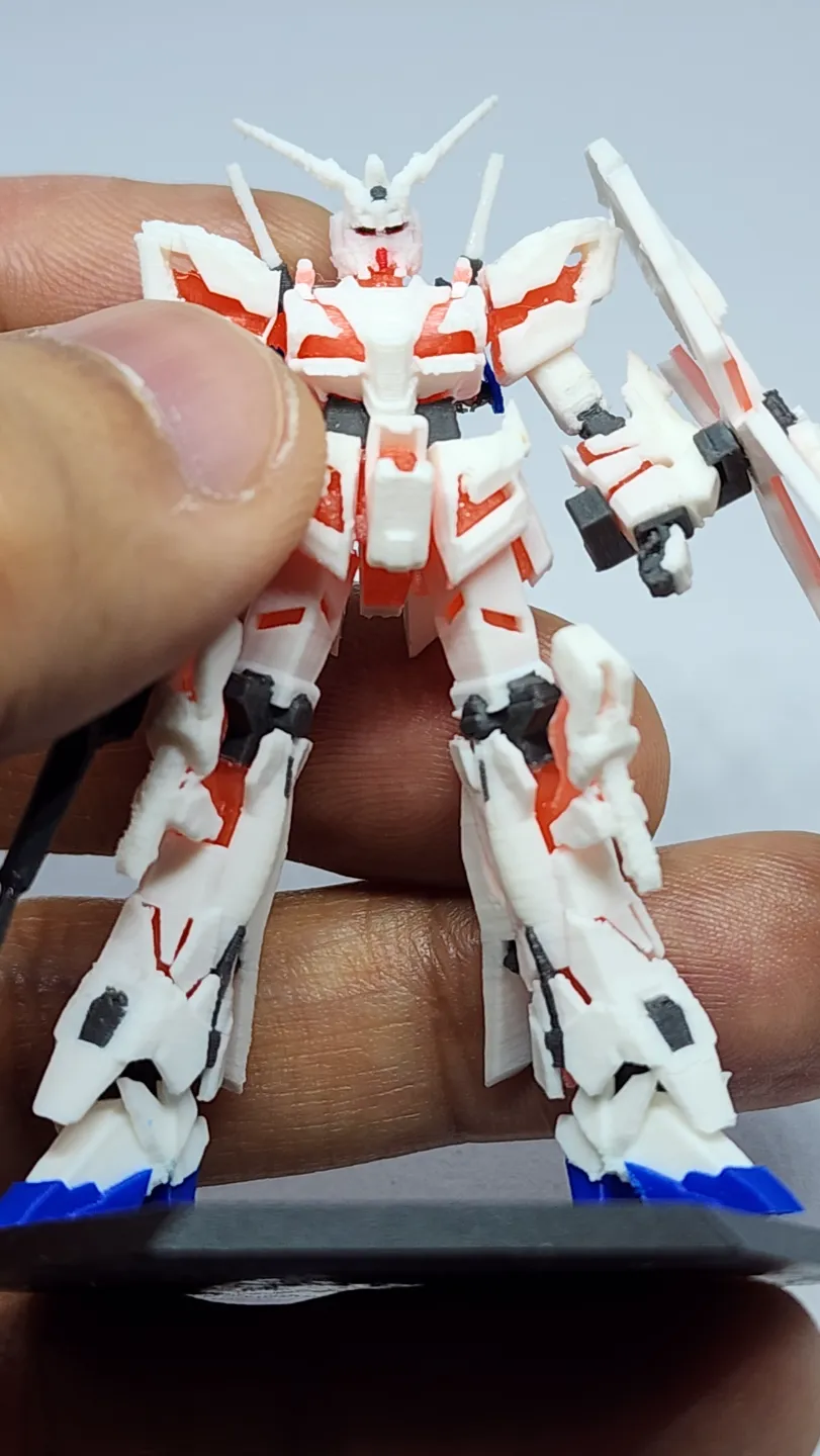 1/400 Scale Unicorn Gundam [Destroy Mode] - Free 3D Print Model ...
